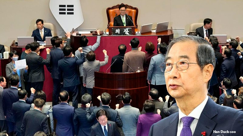 ¡Crisis en Corea del Sur! Ahora destituyen al presidente interino